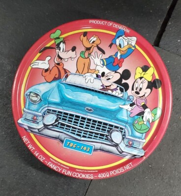 Disney's Characters Mickey, Minnie, Donald Duck Round Tin | eBay