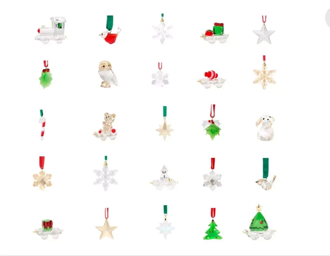 Swarovski Crystal, Annual LIMITED Edition Advent Calendar 2024 SET ...