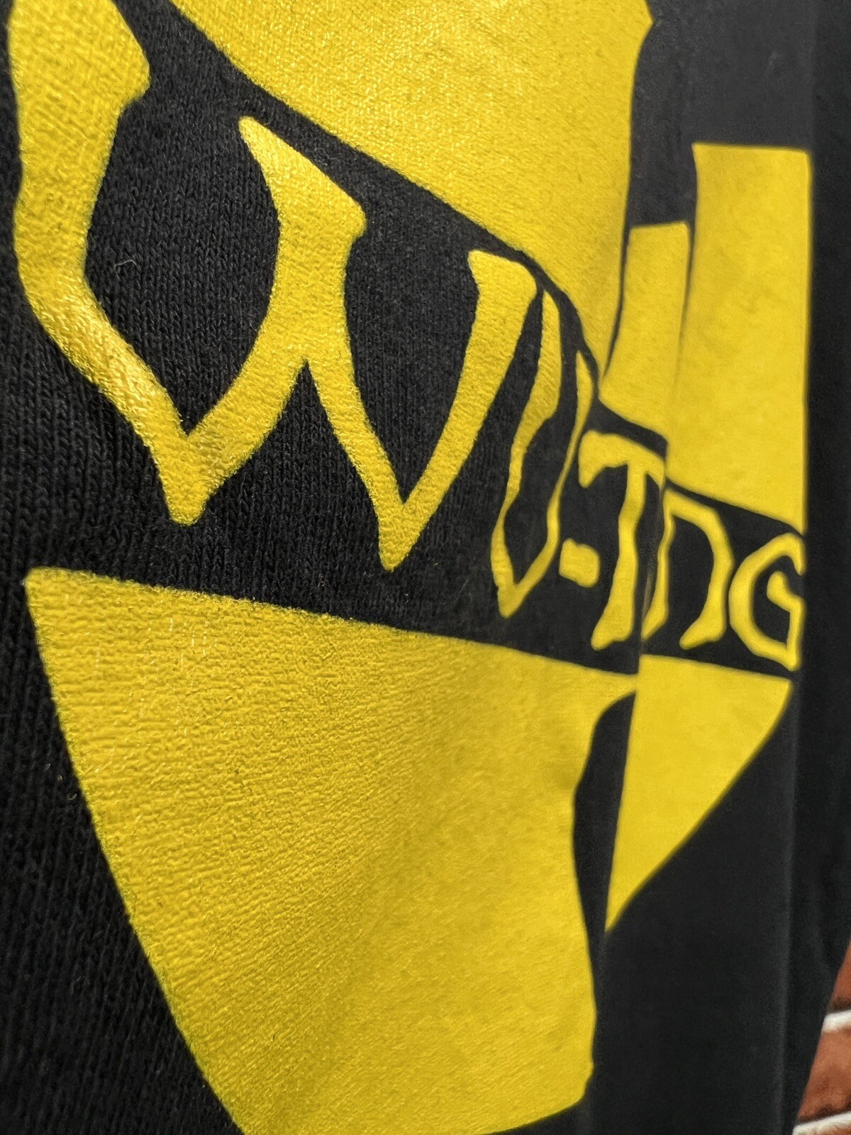 Wu Tang Clan Yellow Logo Rap Tee Graphic Basic Music … - Gem