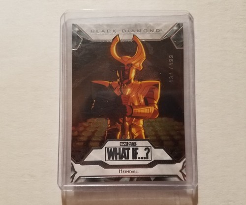 2023 UPPER DECK Marvel What If BLACK DIAMOND Heimdall SP Numbered 131/ ...
