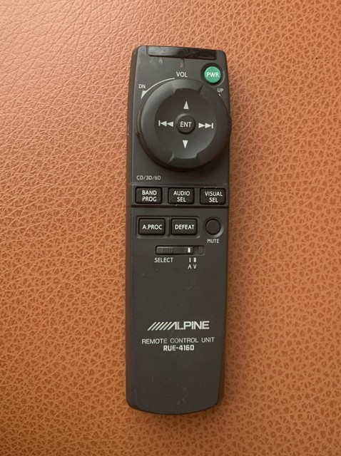 Alpine Rue-4160 Car Audio CD DVD Navigation Remote Control for sale ...