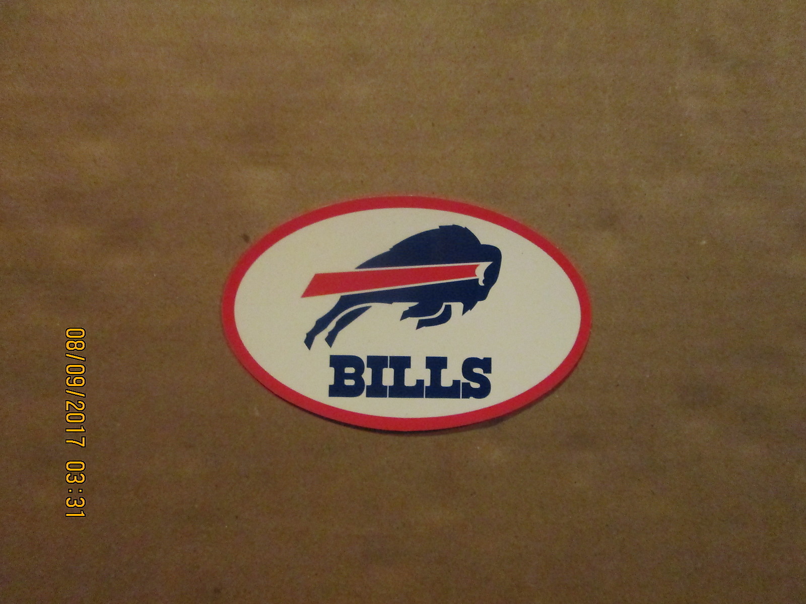 NFL Buffalo Bills Vintage 2000's Charging Buffalo Team Logo Football ...