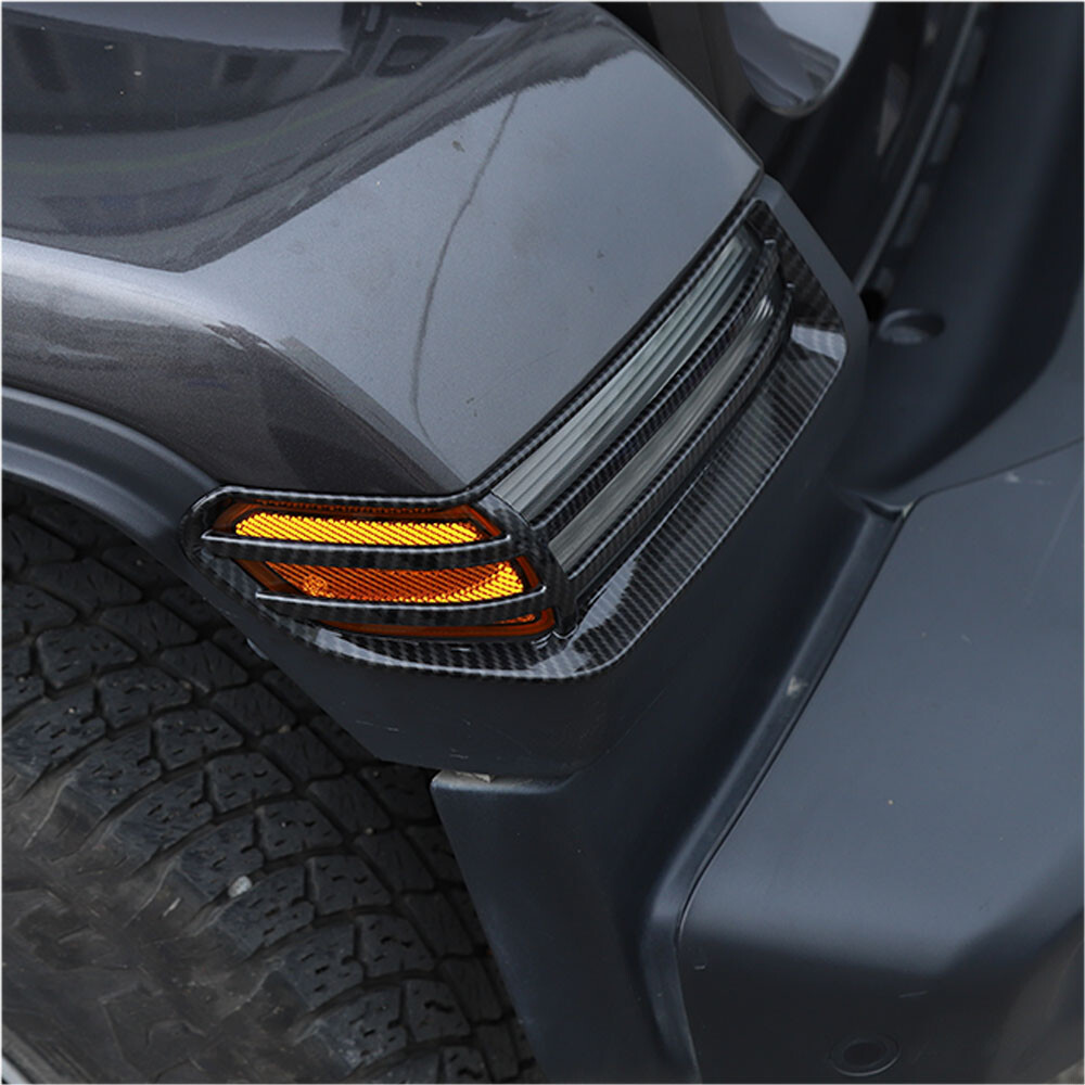2x Car Wheel Eyebrow Light Guard Cover Trim Lampshade for Jeep Wrangler ...