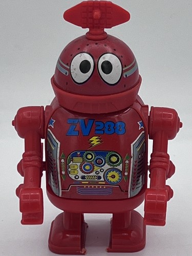 Wind Up Space Robot Astrobot Red Westminster Collectible Small Toy ...