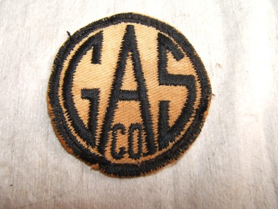 antique gas co. gas station cloth patch c. 1920s-30s era rare old vtg ...