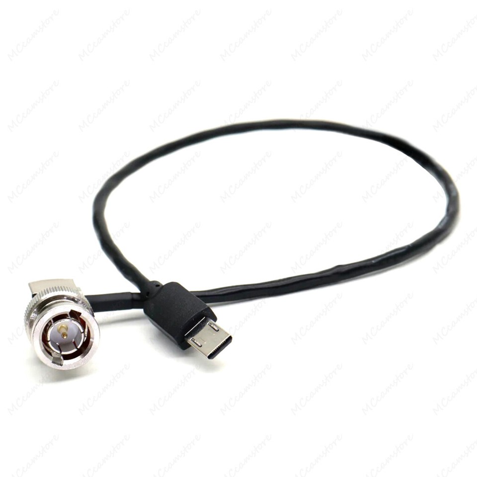 BNC to Multi/Micro USB Cable for Sony FX3 FX30,Tentacle Sync Timecode ...