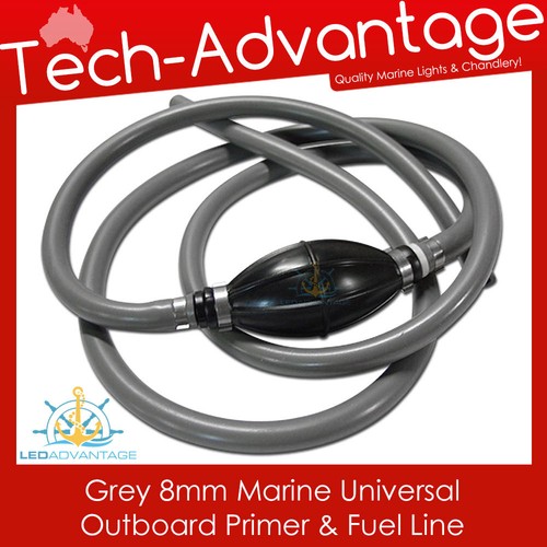 MARINE STANDARD FLOW 8MM (5/16") FUEL LINE & PRIMER BULB - BOAT/TINNY ...
