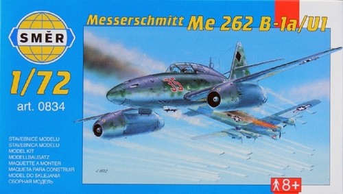 SMER Plastic Model Kit 1/72 Airplane Messerschmitt Me 262 B1a U1 | eBay