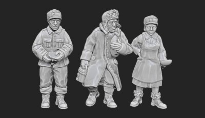 Just Some Miniatures WW2 Finnish Soldiers & Cook Bolt Action 20mm 28mm ...