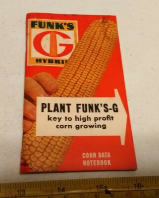 Vintage 1964 Funk's G Hybrid Corn Seed Advertising Booklet | eBay