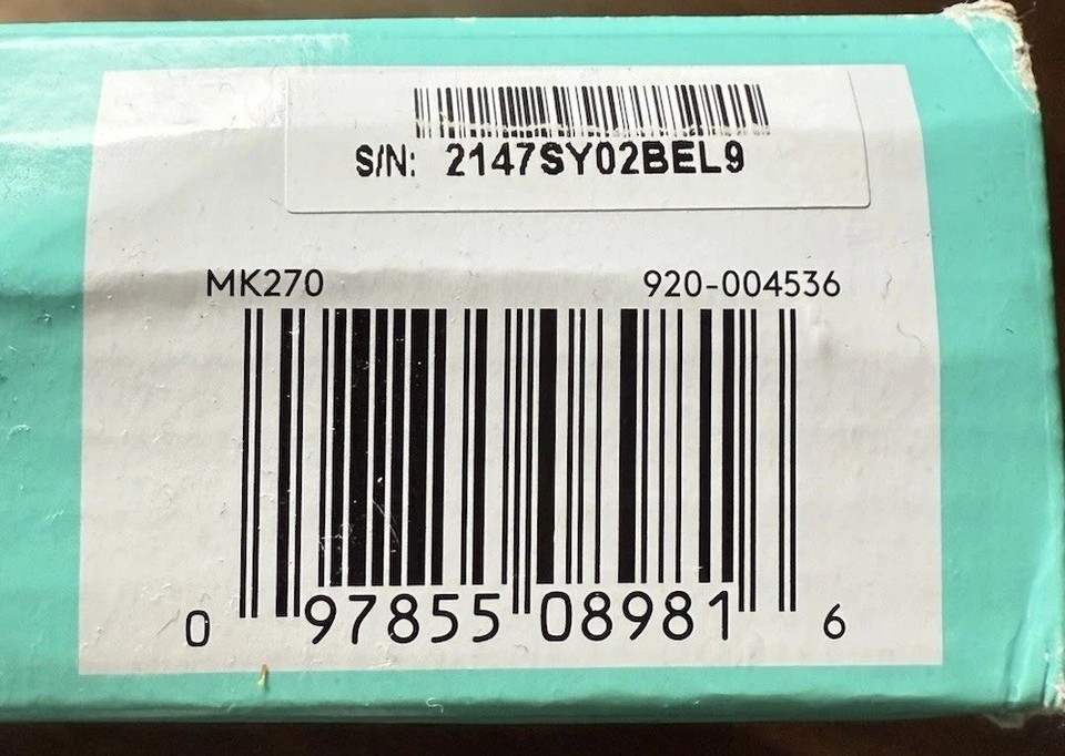 Logitech MK270 Wireless Keyboard and Mouse Combo for PC/MAC, Open Box ...