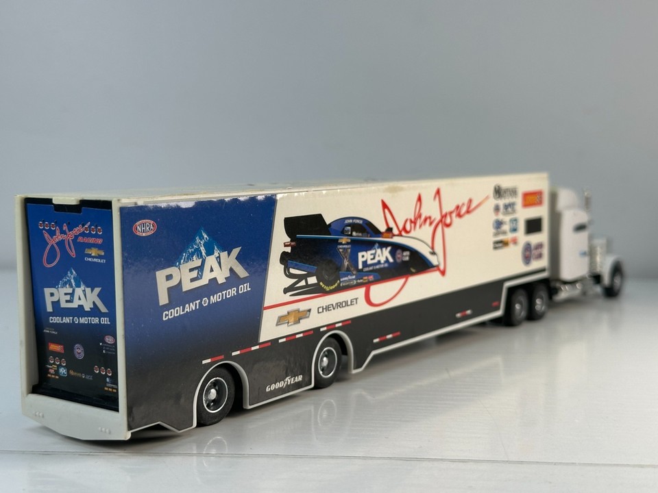 Action John Force Autograph Signed Auto Peak NHRA Tractor Truck w ...