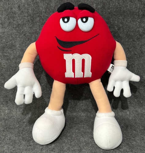 Large 12" RED M&M Character Plush RARE Vintage M&M’s Collectible | eBay