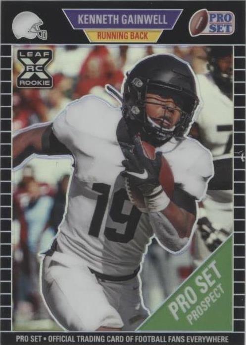 2021 Leaf Pro Set Metal - Kenneth Gainwell #52 Black Rainbow /30 (RC ...