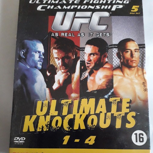 UFC ULTIMATE FIGHTING CHAMPIONSHIP KNOCKOUTS 1-4 5 DVD KEN SHAMROCK ...