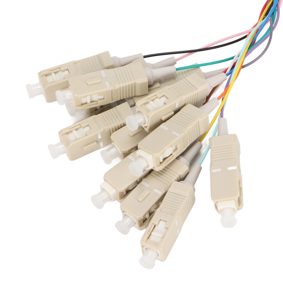 Fiber Optic Cable 12 Strands Ceramic Ferrule Low Insertion Loss ...