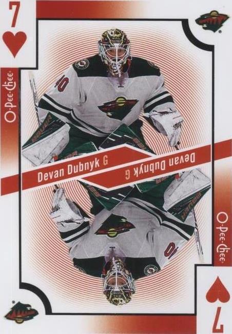 2017-18 O-Pee-Chee - Playing Cards Devan Dubnyk #7H for sale online | eBay