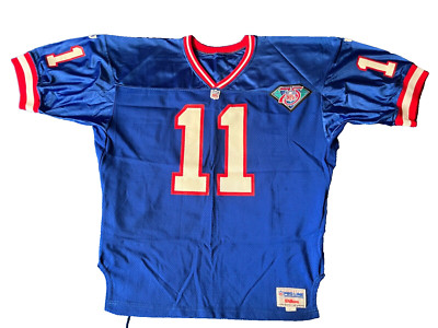 Vintage Wilson NFL New York Giants pro cut jersey Phil Simms #11 1994 ...