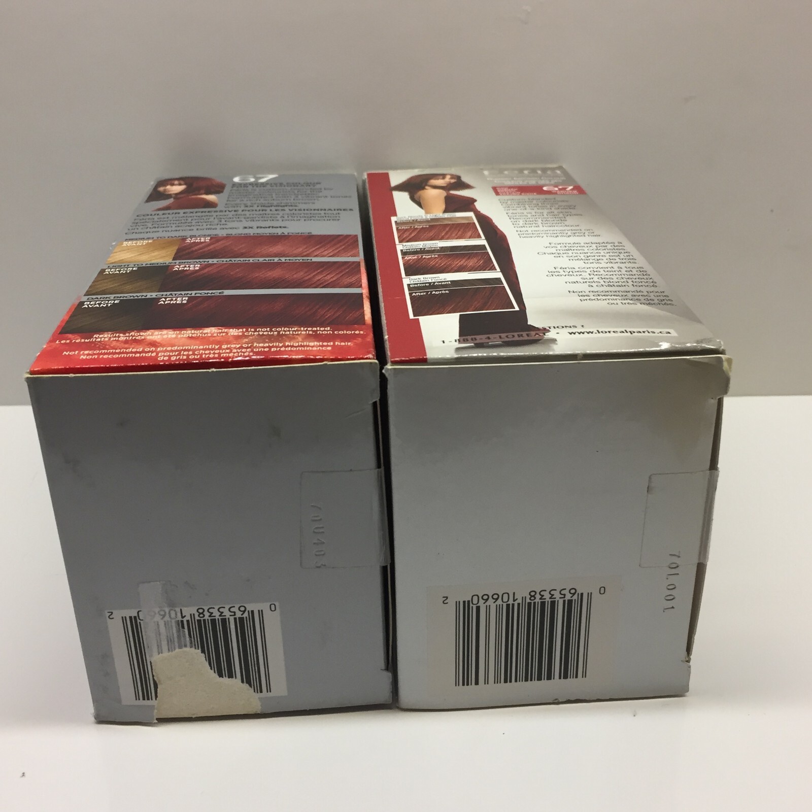 2 X Loreal FERIA 67 Rich Auburn Brown -Cardinal hair Color | eBay