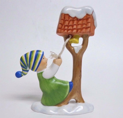 NEW Goebel NORDIC CHRISTMAS Gnome Tomte Elf Figurine 💚 Scandinavian ...