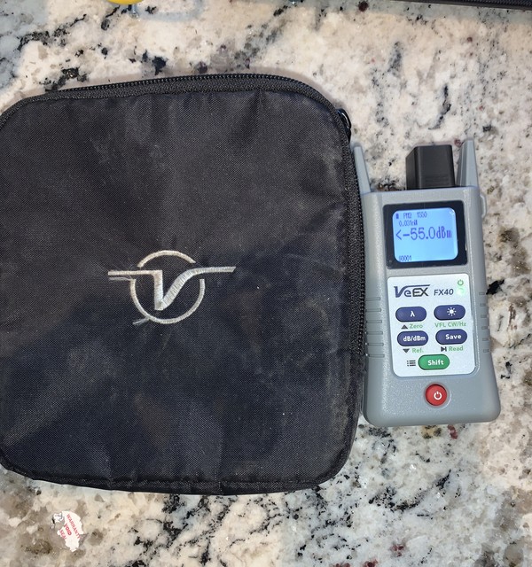 VeEx FX40 Series handheld Optical Power Meter (OPM) Optical Light ...