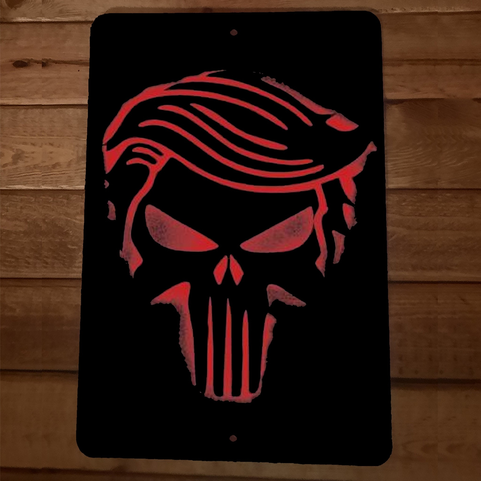 Trump Punisher 8x12 Metal Wall Sign Donald USA 45 47 | eBay