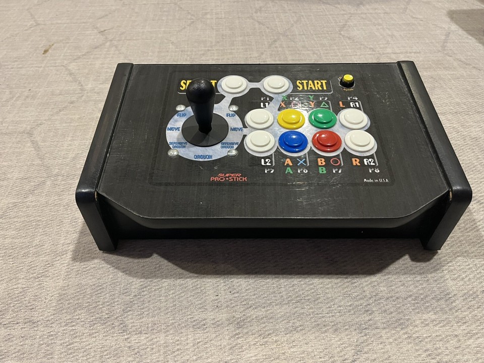 MAS Arcade Fight Stick Joystick PS2 | eBay