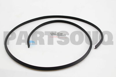 5385160190 Genuine Toyota PAD, FRONT WHEEL OPENING EXTENSION, NO.1 ...
