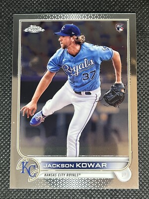 2022 Topps Chrome Baseball JACKSON KOWAR RC #188 ROOKIE CARD Kansas ...