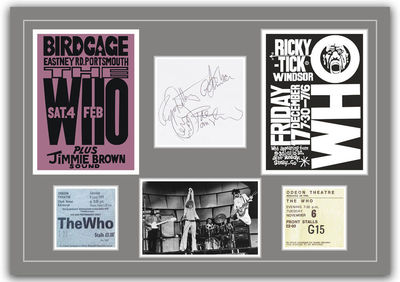 The Who - Autographs, Tickets, Concert Posters Memorabilia Poster ...