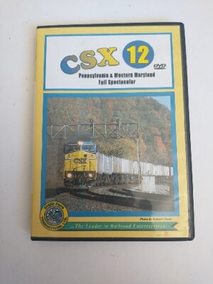 TRAIN VIDEO DVD "CSX VOL. 12 PENNSYLVANIA & W. MARYLAND" | eBay