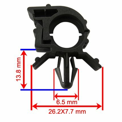 10 Pc Wire Loom Routing Clip Split Wire Harness Conduit 13/32"ID 19/32 ...