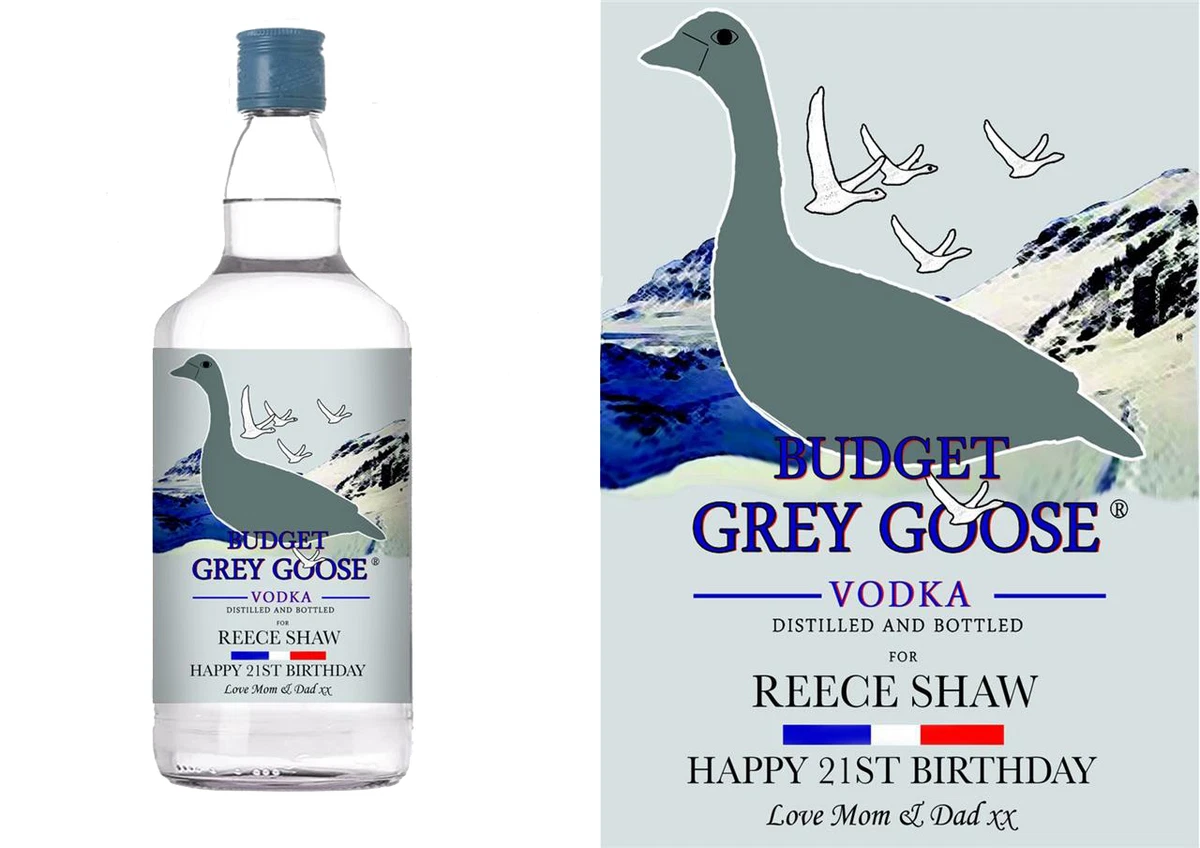 Grey Goose Vodka Label