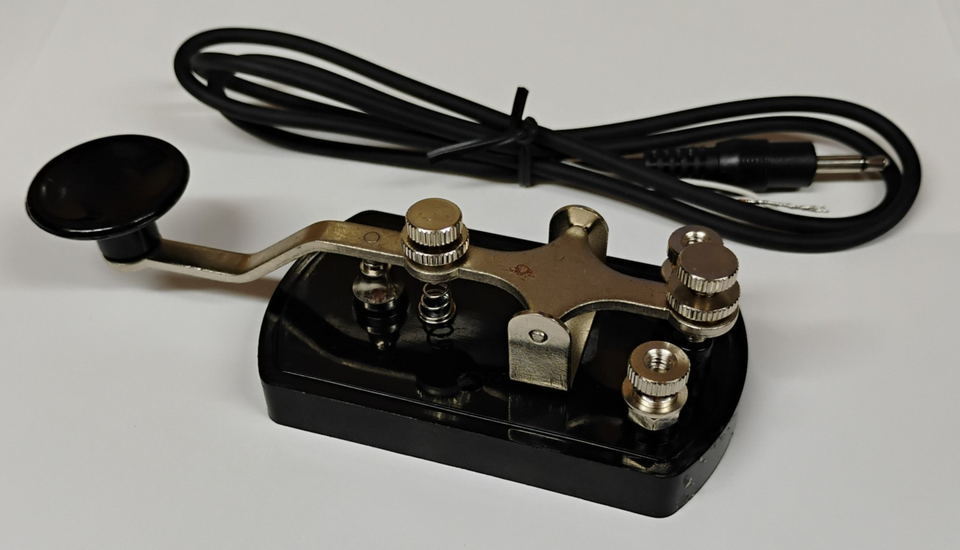 Straight Key Ham Radio Morse Code Key With Cable | eBay
