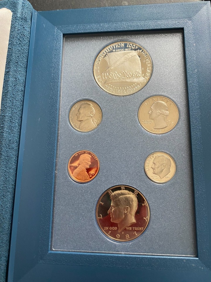 1987 Prestige Proof Set US Mint (OGP) Constitution Silver Dollar | eBay