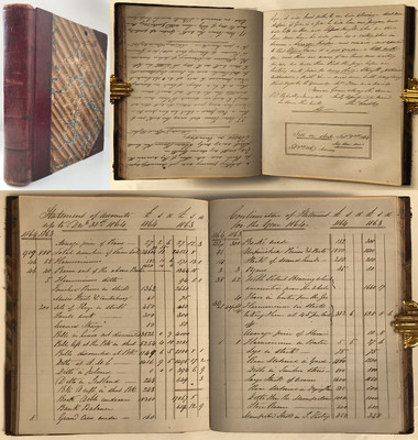 1864-66 DIARY OF A VICTORIAN PIANO SELLER Manuscript Personal Life ...