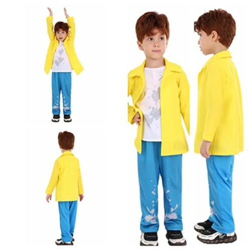 Kids Charlie and the Chocolate Factory Bucket Cosplay Boys Costume ...