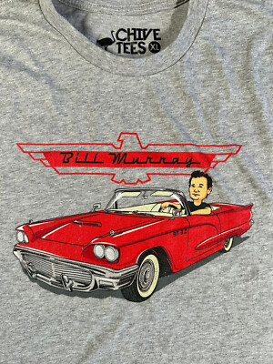 Chive Tees Shirt Mens XLarge Gray Vintage Red Alfa Romeo Convertible | eBay