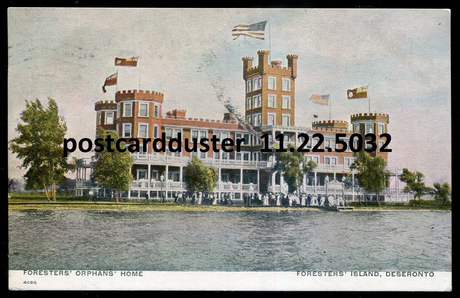 DESERONTO Ontario Postcard 1907 Hastings. Foresters Island Orphanage | eBay