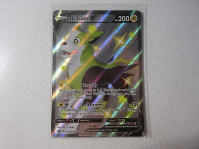 Shiny Boltund V Full Art Promo SWSH085 Pokemon Card NM | eBay