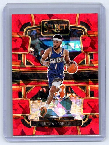 2023-24 Panini Select #58 Devin Booker Red Cracked Ice Prizms | eBay ...