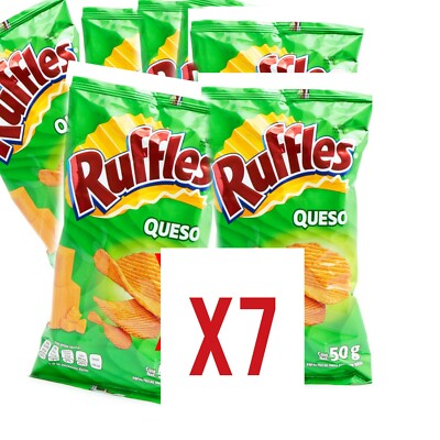 Ruffles Queso Mexican chips Sabritas 7 BAGS, (50 G each) | eBay