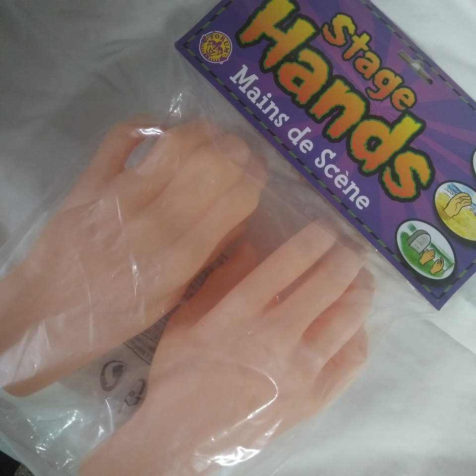 Stage Hands Prop novelty theatrical movie joke scene act male nude hand ...