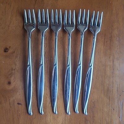 Oneida DRIFTWOOD Community Stainless Flatware -- Set of 6 Cocktail ...