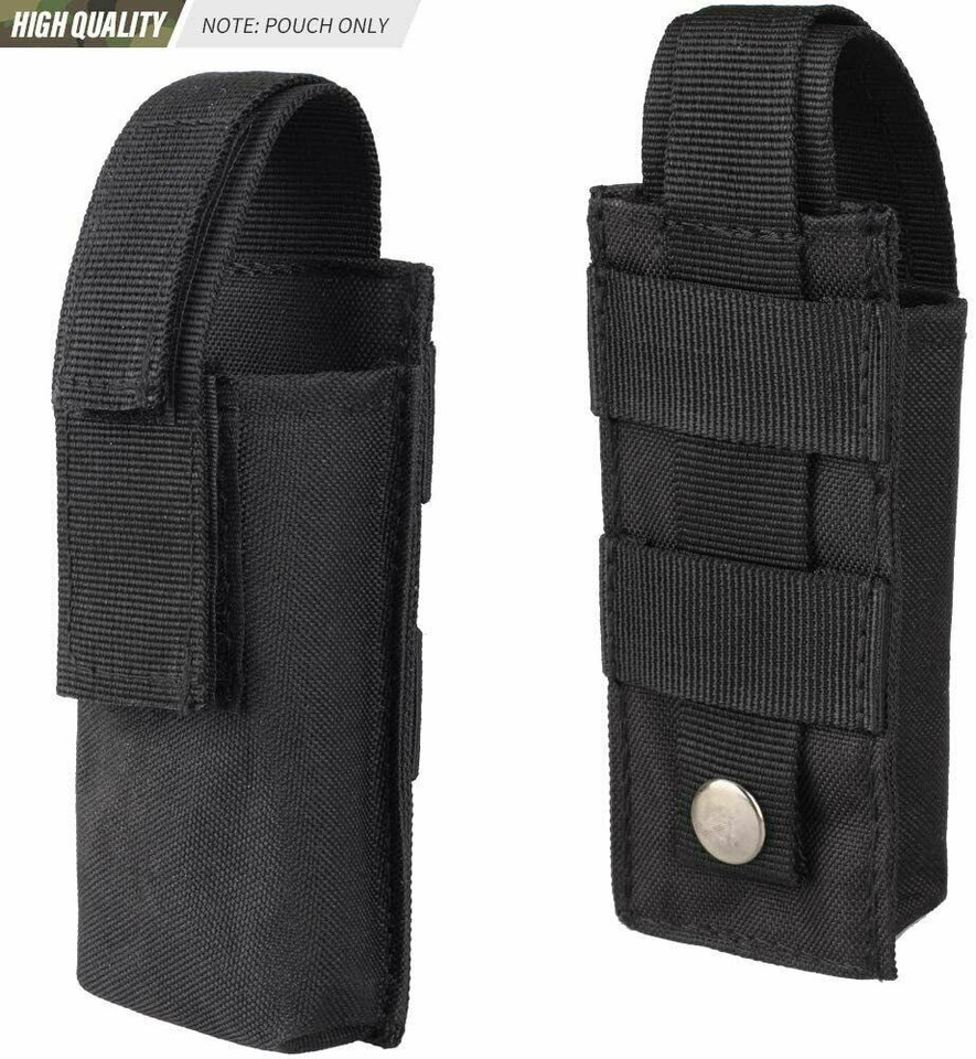 Tactical Single/Double Stack Magazine Pouch Mag Holder for 1911/9mm To ...