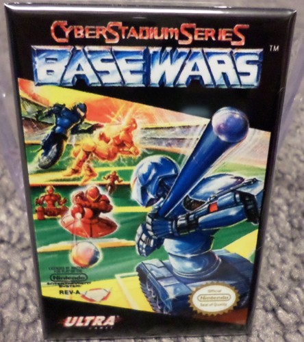 Cyber Base Wars Nintendo NES Vintage Game Box 2"x3" Fridge Locker ...