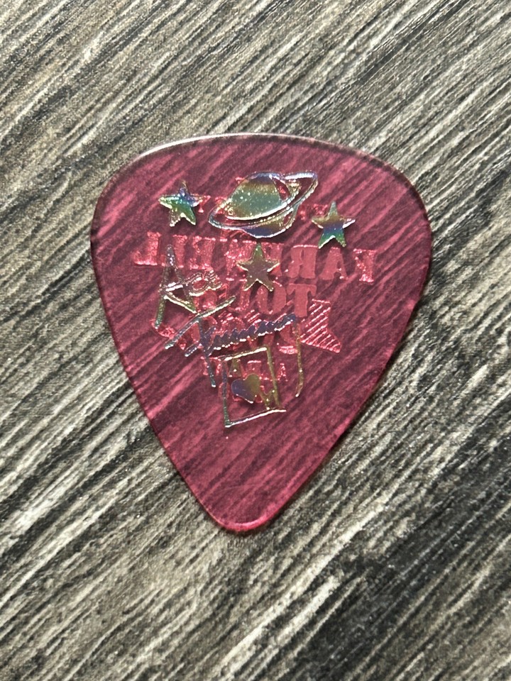 KISS Guitar Pick ACE FREHLEY Farewell Tour Albany NY Trans Red Vintage ...