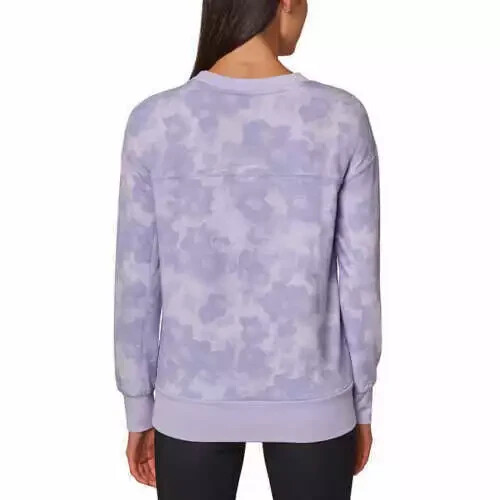 Mondetta Women's Plus Size 3X Purple Printed Tencel Modal Soft ...