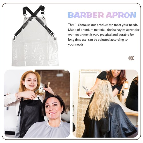 Salon Stylist Aprons Clear Apron Plastic Aprons Barber Apron Hair ...