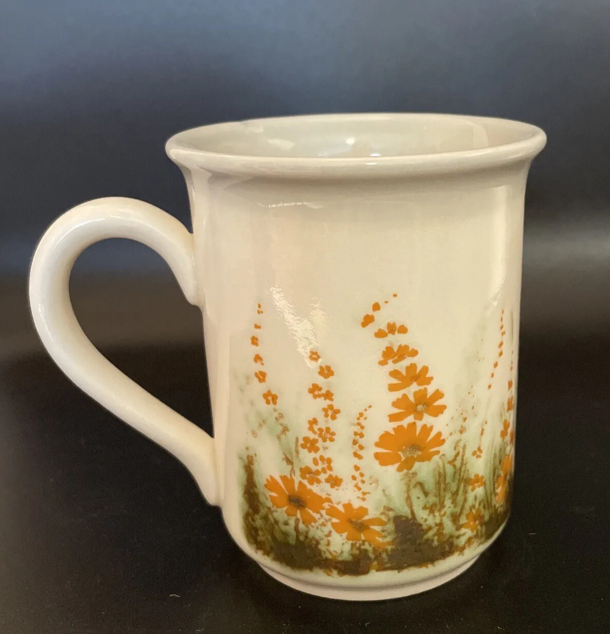 Biltons England Mug Floral With Orange Blossoms | eBay